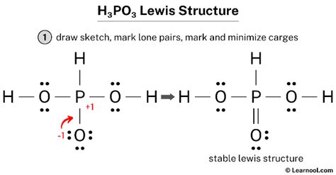 H3po3 Lewis Structure Learnool