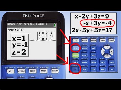 How To Solve A System Of Equations Using Ti 84 Plus Tessshebaylo