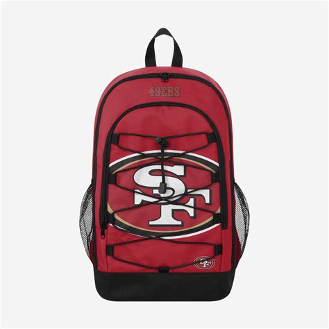 San Francisco 49ers Big Logo Bungee Backpack Foco