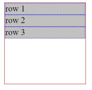 Html Align Rows Of The Css Grid Diplay Grid To The Top Stack Overflow
