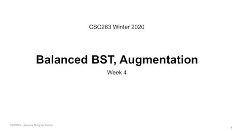pdf balanced bst augmentation263 jessica lecture4 pdf · 2020 1 31