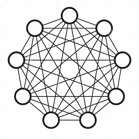 Neural Net Neuron Network Stock Vector Illustration Of Abstract 80917047