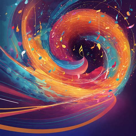 Lexica Visual Representation Of The Music With Swirling Colors