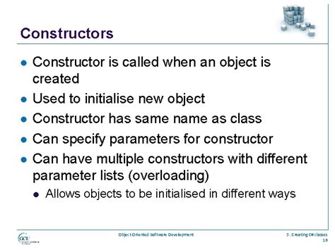 Object Oriented Software Development 3 Creating C Classes