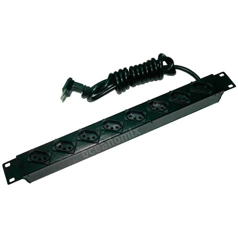 Regua De Tomadas Prack Telecom 19 8 Tomadas 10a Cabo 25mt