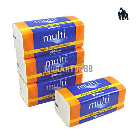 Jual Tissue Multi 2 Ply Isi 260 Sheets Tisu Wajah Facial Tissue 260s Shopee Indonesia