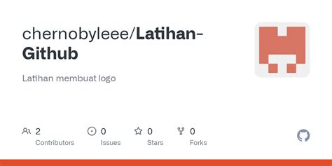 github chernobyleee latihan github latihan membuat logo