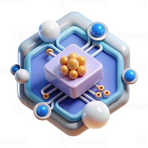 Wonderful Modern Quantum Computing Future Communication Illustration