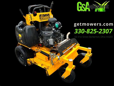 36″ Wright Stander I Commercial Stand On Mower W Kawasaki 98 A Month