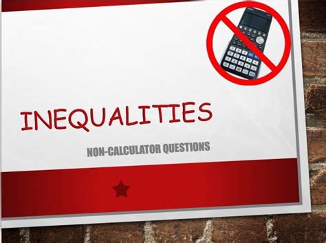 Maths Igcse Topic 02 01 Inequalities 0607