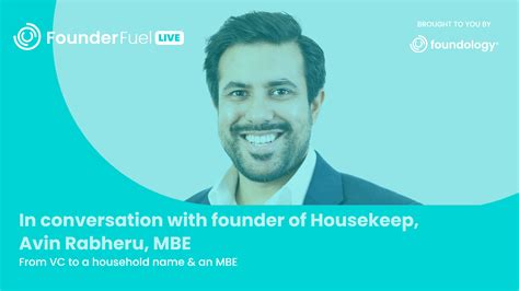 Avin Rabheru Mbe Founder Of Housekeep