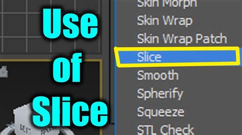 Use Of Slice Modifier In DsMax PIXELNIL