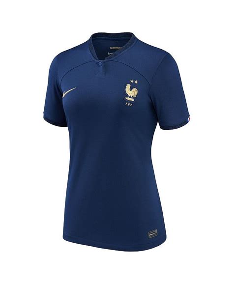 Nike Womens Navy France National Team 2022 23 Home Breathe Stadium