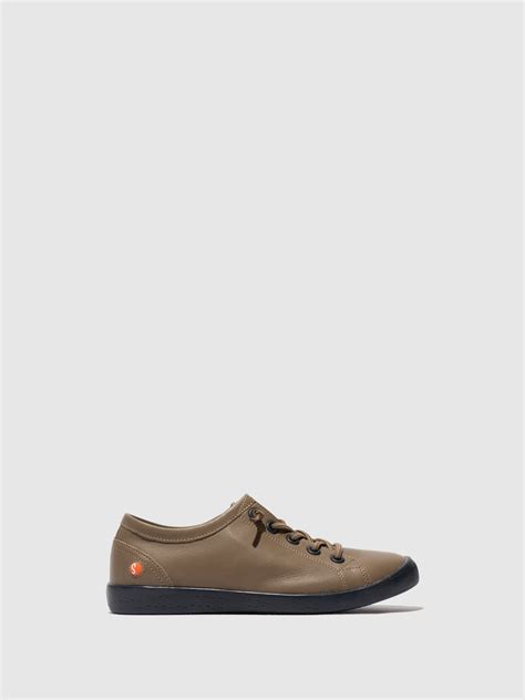Lace Up Trainers Islaii557sof Sludge Softinos
