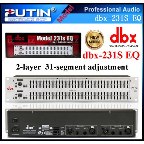 The Equalizer Dbx 231s Equalizer Eq 2 Layer 31 Segment Adjustment With Gain Adjustment Dsp Mid
