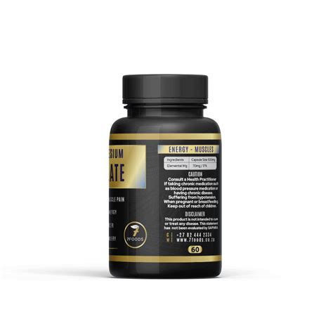 Magnesium Malate 60 Capsules 7foods