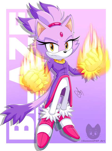 Blaze The Cat By Gummiip0p On Deviantart