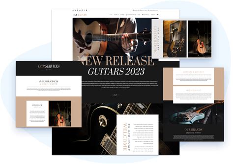 Guitar Shop Joomla Template Lt Guitar