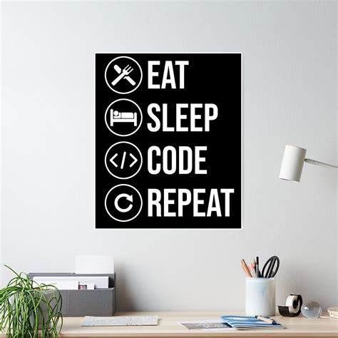 Funny Eat Sleep Code Repeat Shirt Programmer Software Developer