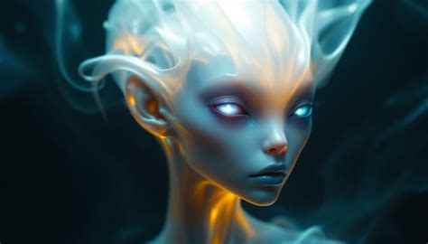 Free Luminous Alien Grace Image Alien Ethereal Luminous Download At Stockcake