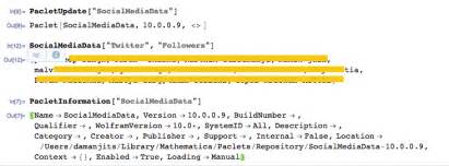 Import Socialmediadata Twitter Strange Output Mathematica