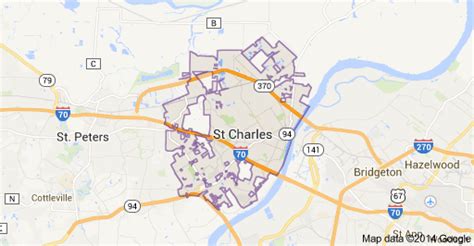 St Charles County Zip Code Map Map