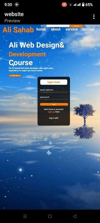 How We Create A Website Using Html And Css Coding Html Webdesign