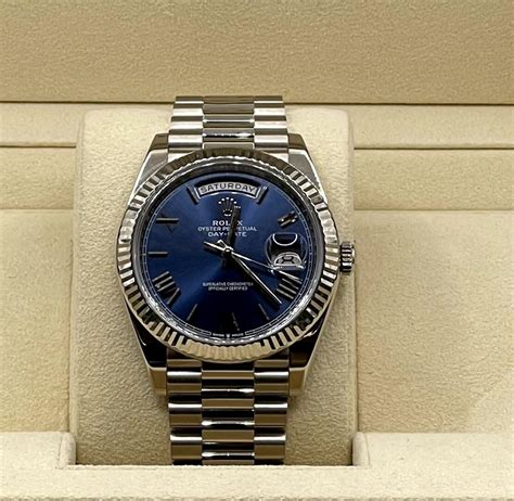 Rolex Day Date Blue Dial Price Online