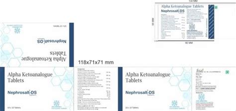Alfa Ketoanalogue Ds Tab 400 Mg Packaging Size 1 10 Tablets At ₹ 6000 Box In Sirsa