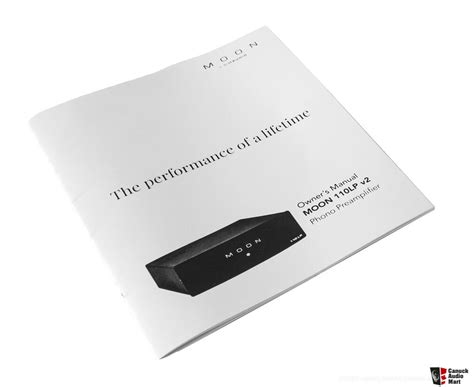 Moon 110lp V2 Phono Preamplifier By Simaudio Photo 5493032 Canuck