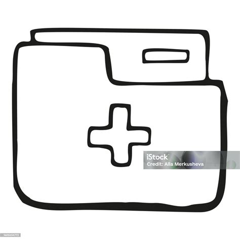 Ilustración De Historia Clínica Dibujo A Mano Vector Garabato