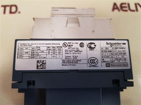 Schneider Electrictelemecanique Lc1d09 Contactor Aeliya Marine Tech®