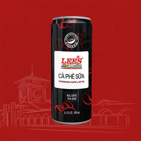 CÀ PhÊ SỮa Lees Coffee Lon 240ml Lees Coffee