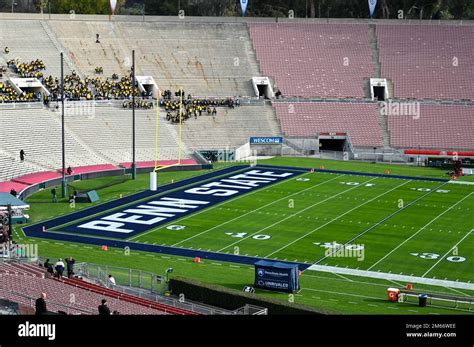 General Overall View Of The Penn State End Zone Before The Rose Bowl