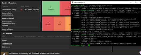 Web Interface Says Zabbix Server Is Not Running While The Service Is