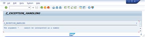 SAP ABAP Exception Handling TutorialsCampus
