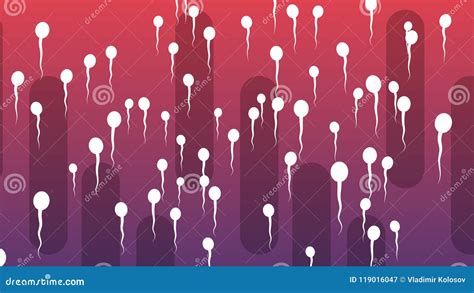 Cartoon Of Spermatozoid Growing In Ovum 119016020