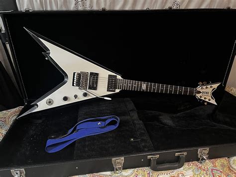 Dean Dimebag Razorback V Electric Guitar Bevel White Pearl W Reverb
