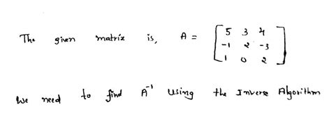 answered 5 3 4 4 if a 1 1 2 2 3 find a ¹… bartleby