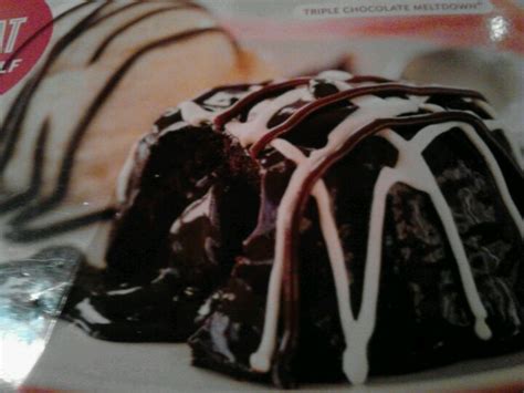 Triple Chocolate Meltdown Dessert At Applebees