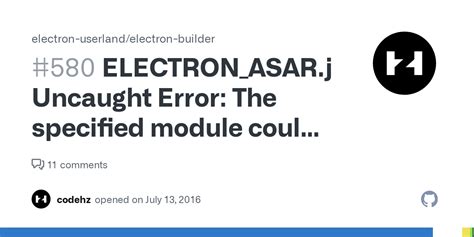 electron asar js 158 uncaught error the specified module could not be