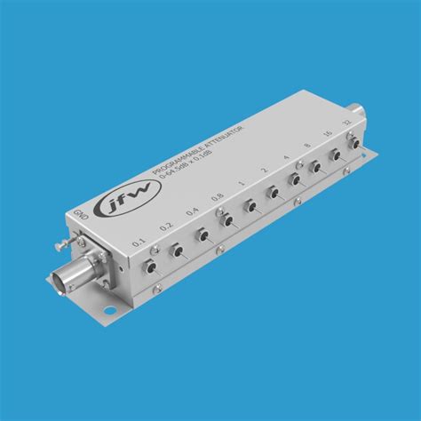 Programmable Attenuator DC 200MHz 0 64 5dB X 0 1dB 50P 1705 JFW Industries