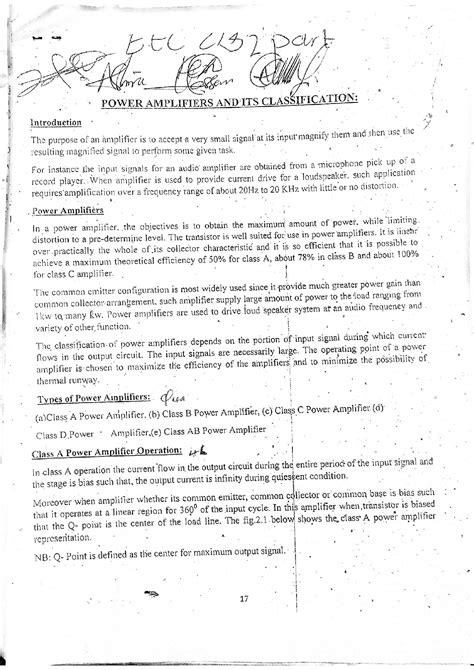 Solution Power Amplifier And Its Classification Studypool Solution Power Amplifier And Its Classification Studypool