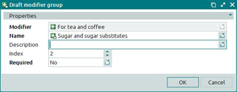Figure 30156 Modifier Group Editor Window