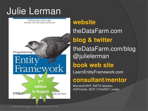persistence ignorance in entity framework 4 julie lerman