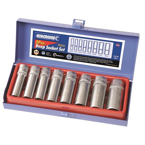 Deep Socket Set 8 Piece 3 8 Drive Kincrome Tools Kincrome