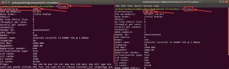 how to check linux version is 32 or 64 bit system using command line