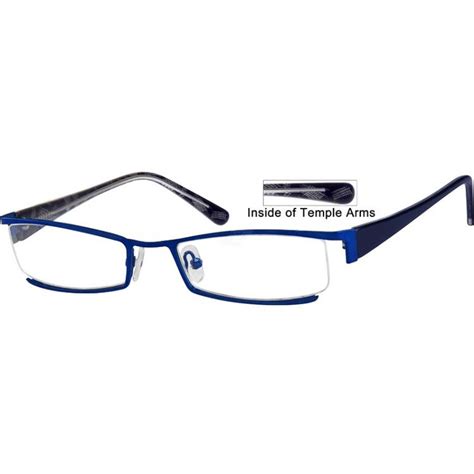 Blue Rectangle Glasses 713616 Zenni Optical Zenni Zenni Optical