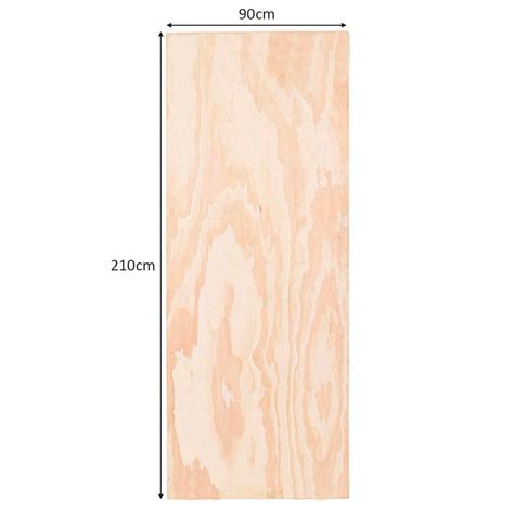 Folha De Porta Amescla Semi Oca 90 X 210 Cm Portas Grando Loja Solar