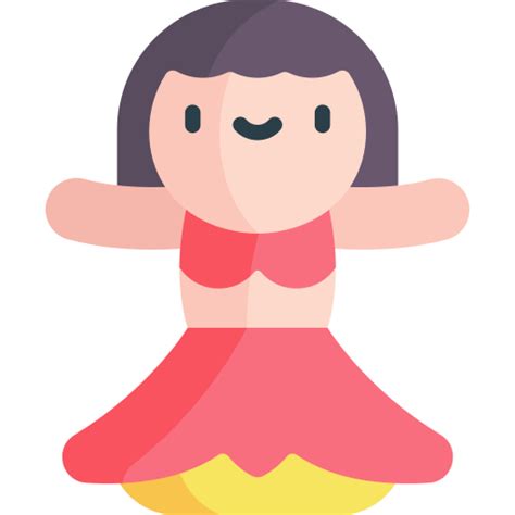 Dancing Kawaii Flat Icon